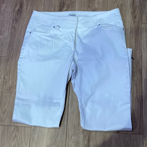 Cache | Pants & Jumpsuits | Euc Classy Cache White Pants | Poshmark
